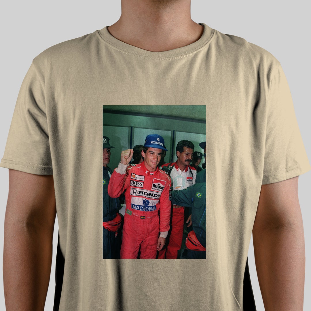 Vintage Ayrton Senna Graphic Tee Formula One Racing Vintage 90s Bootleg Unisex T-shirt, Racing ...