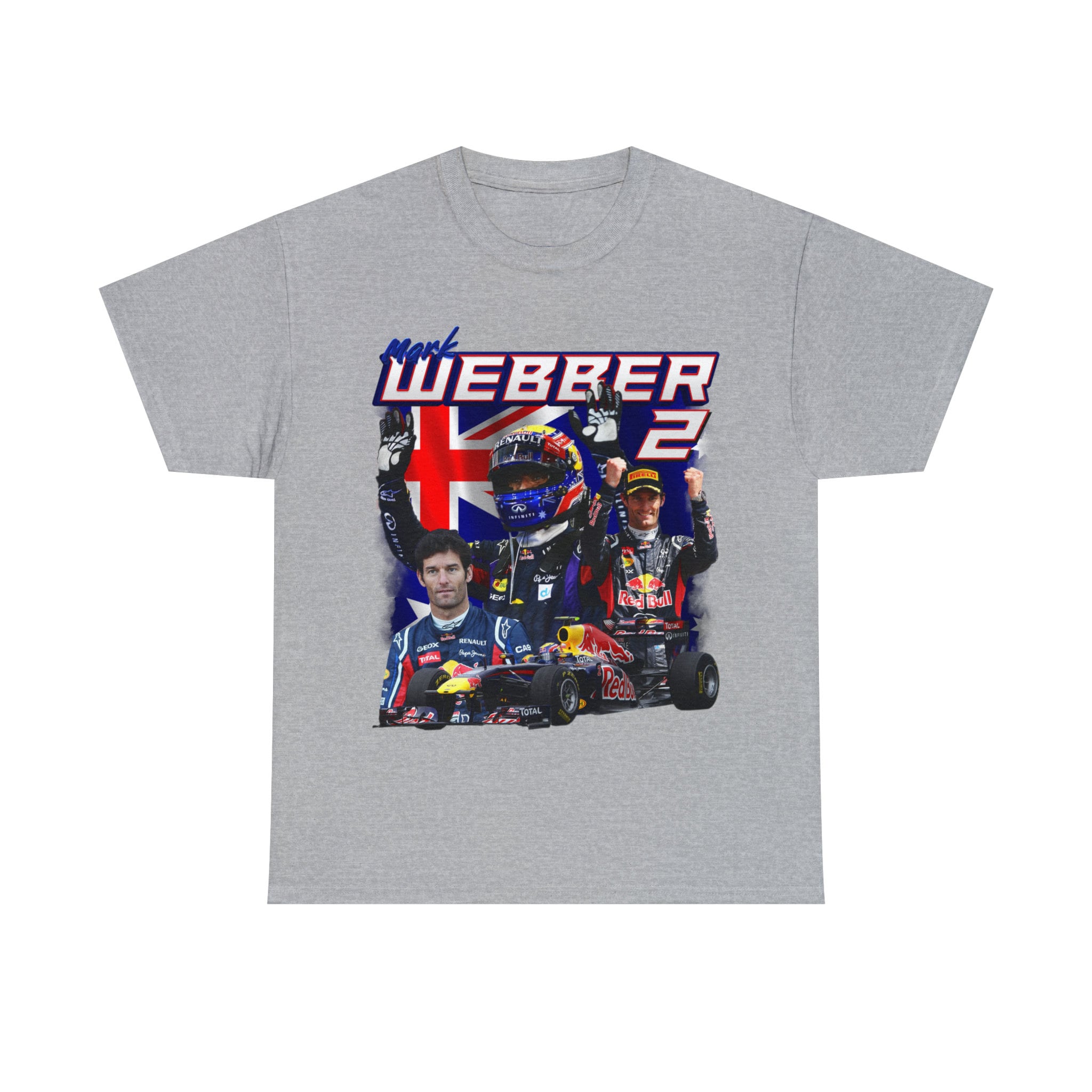 Mark Webber Red Bull Formula One Racing Vintage 90s Bootleg Unisex T ...