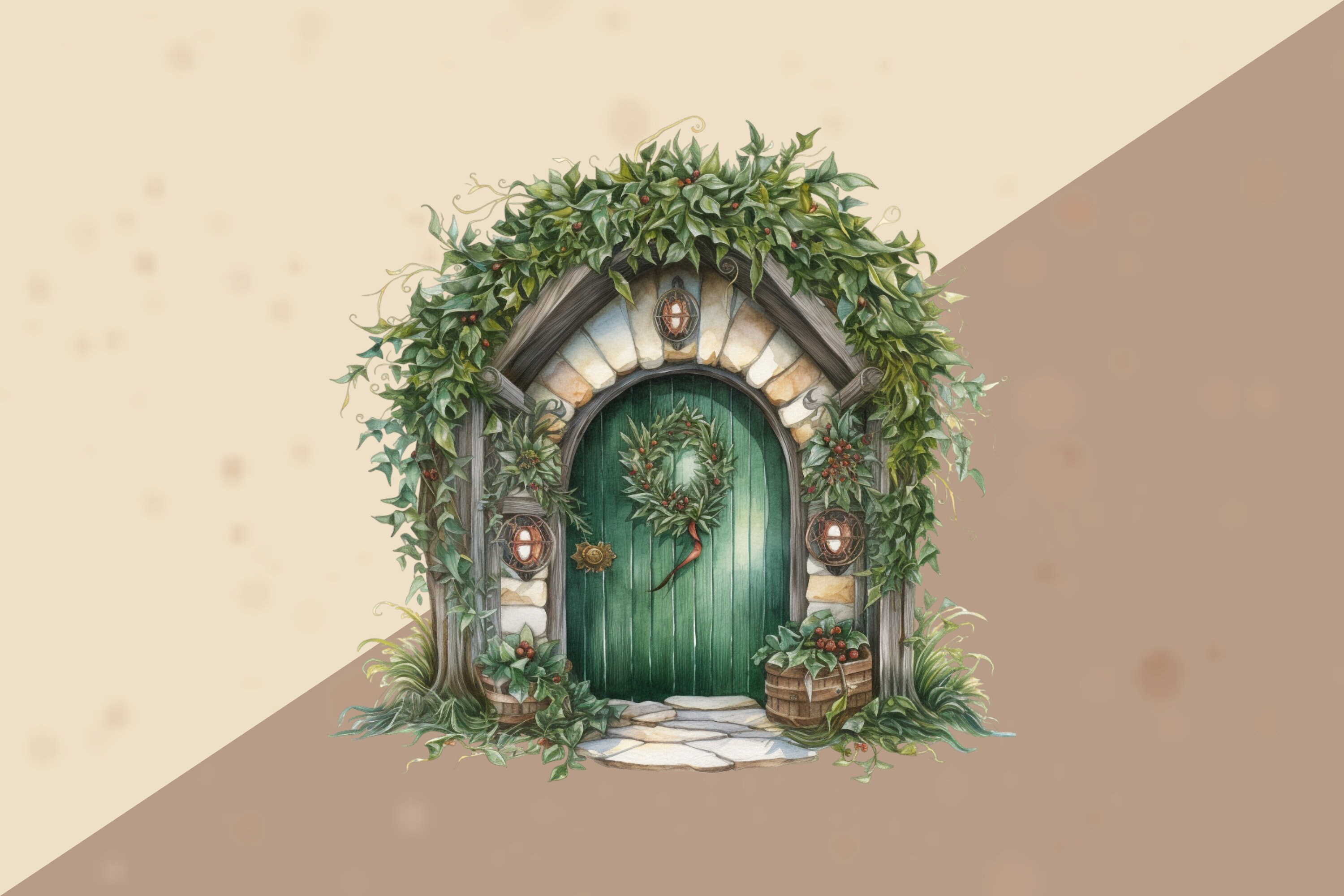 Hobbit Christmas House, Hobbit Decoration World, Commercial Use, Junk ...
