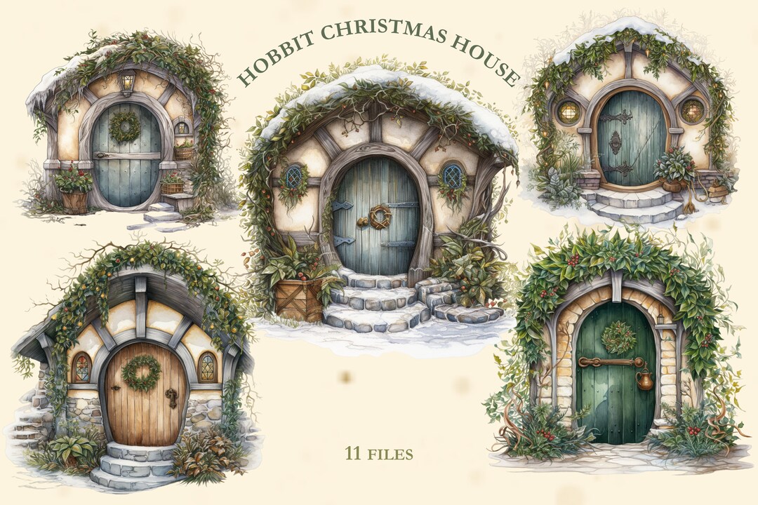 Hobbit Christmas House, Hobbit Decoration World, Commercial Use, Junk ...