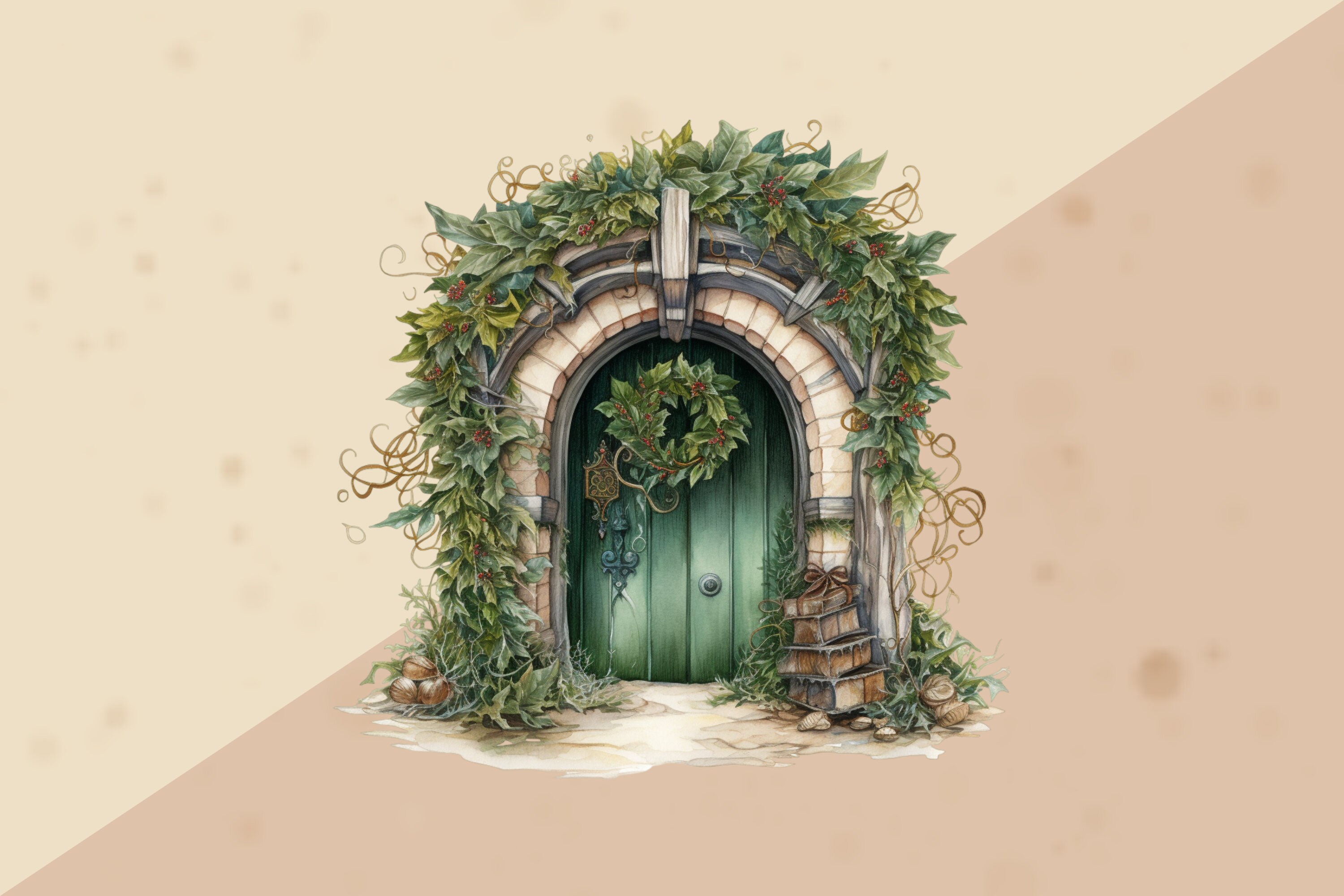 Hobbit Christmas House, Hobbit Decoration World, Commercial Use, Junk ...