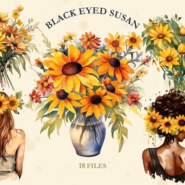 Black Eyed Susan - Etsy