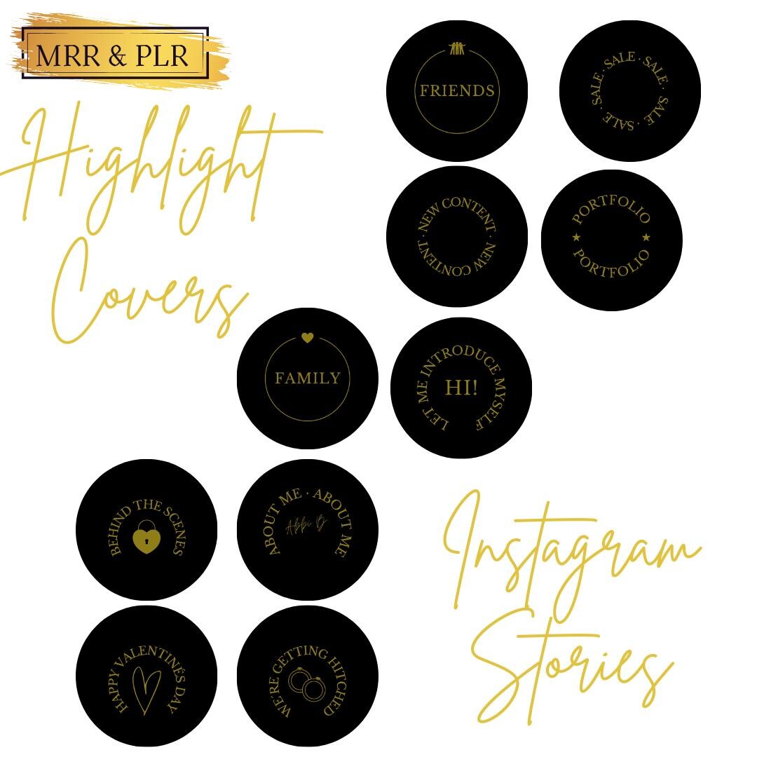 Minimal Instagram Highlight Covers Story Instagram Highlight Template ...