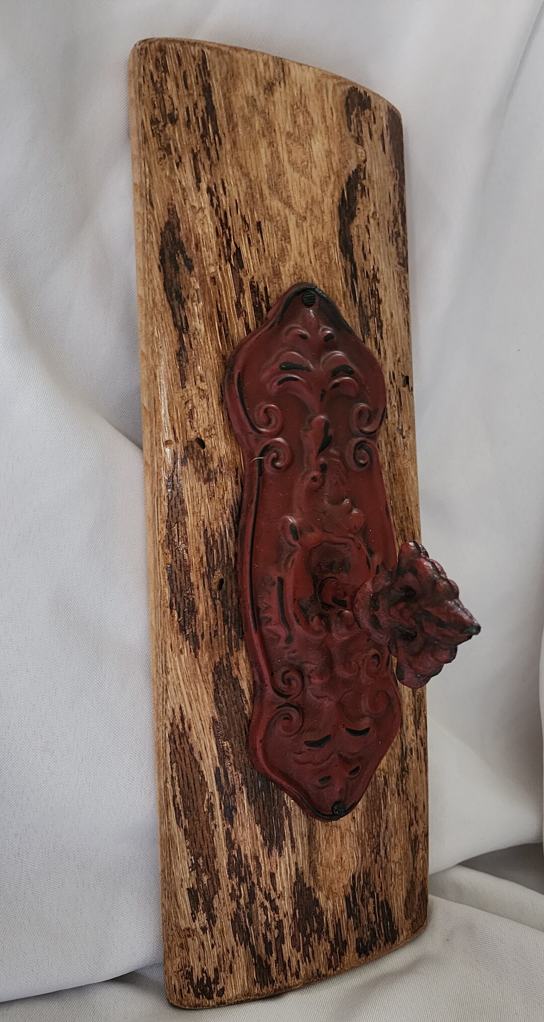 Live Edge Wood Coat, Robe Hook Worm Trails - Etsy