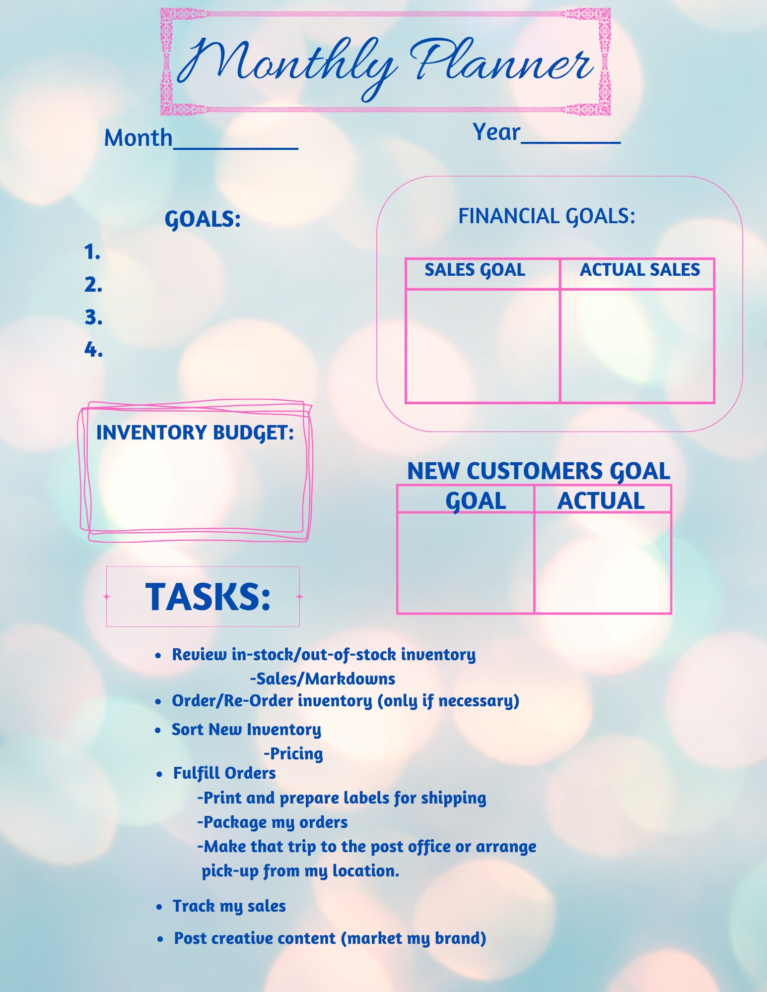 The Perfect Business Planner for Established Businesses - Etsy