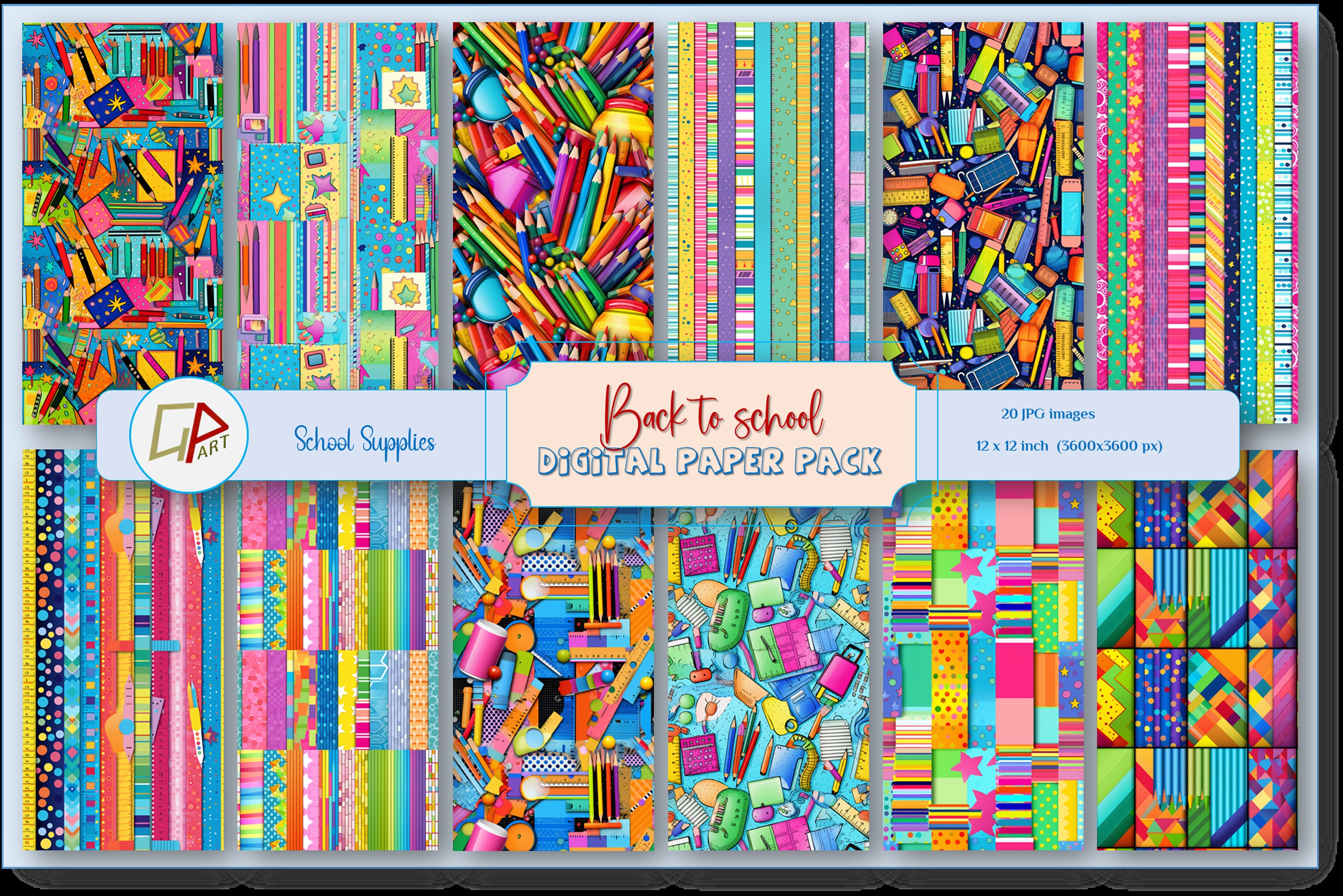 First Day of School ,cute Back to School Digital Papers,backgrounds ...