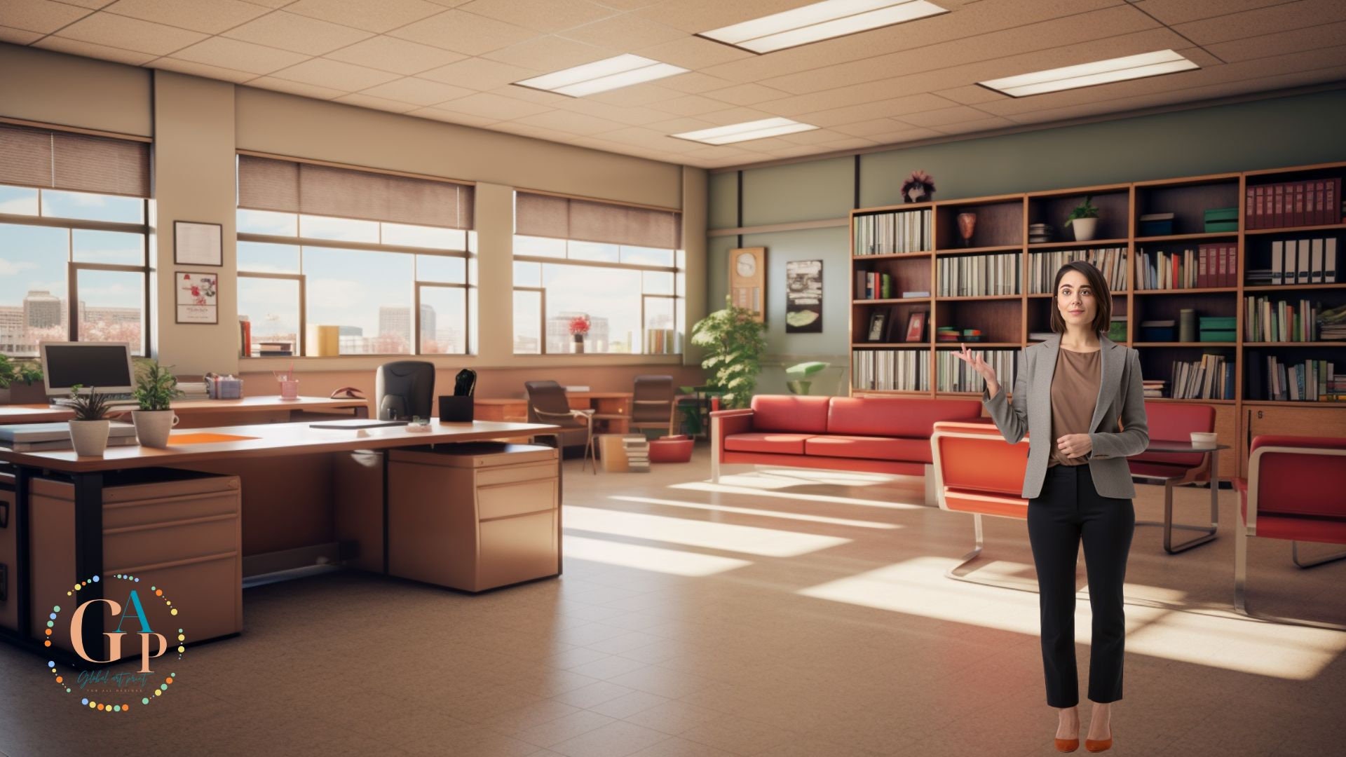 Skype Backgrounds:your Virtual Office Oasis,zoom Backgrounds,background ...