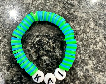 Custom Clay Bead Bracelet - Etsy