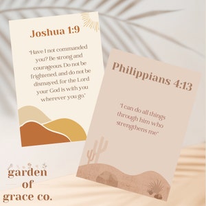 Bible Verse Cards, Scripture Verse Cards, Printable Scripture Cards ...