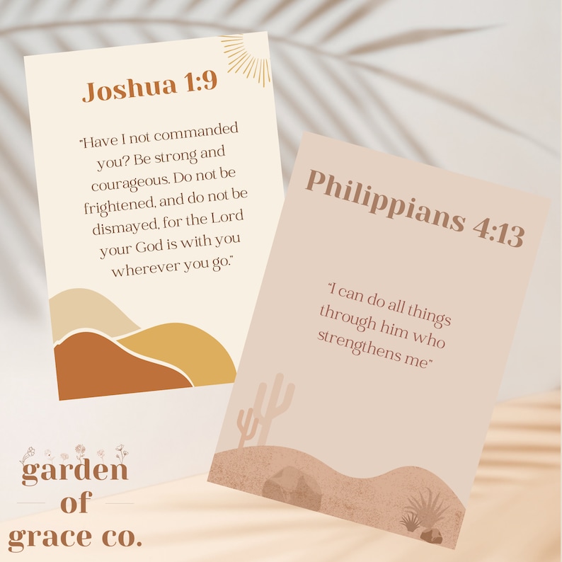 Bible Verse Cards, Scripture Verse Cards, Printable Scripture Cards ...