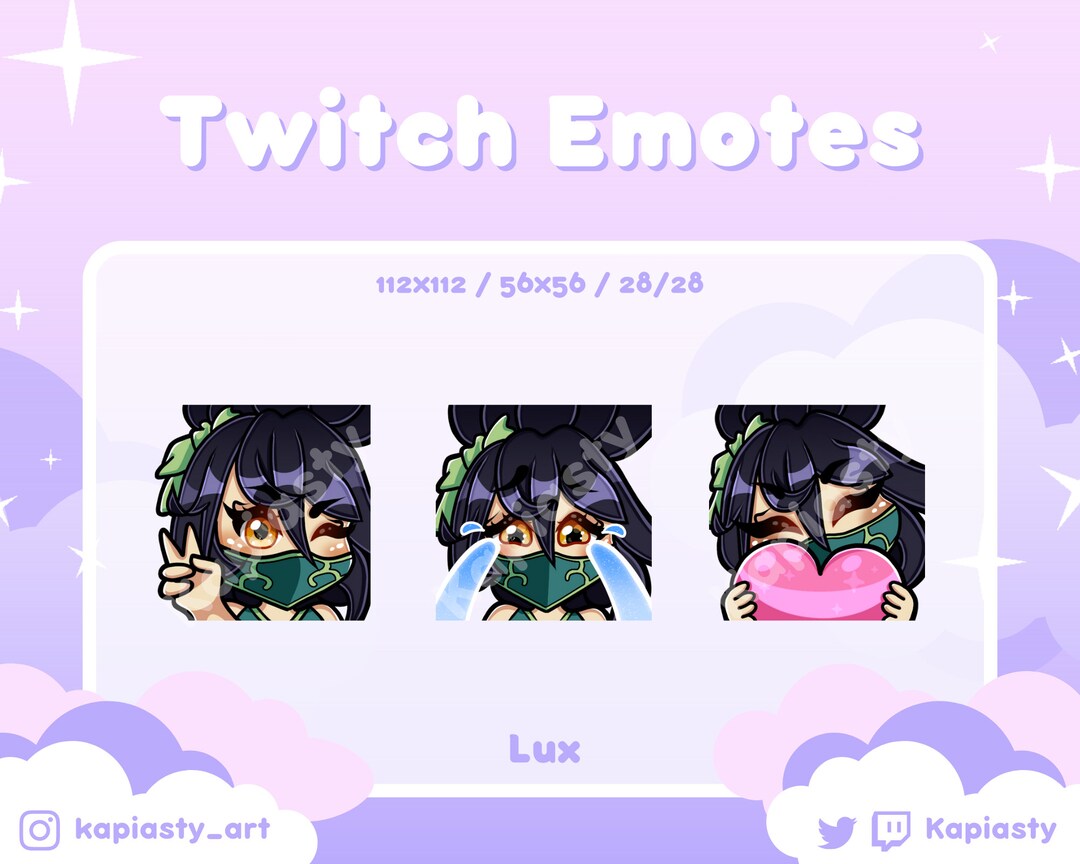Akali Emotes Lol League of Legends Akali for Twitch/discord - Etsy