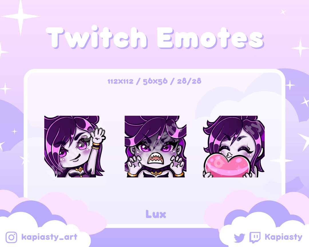Morgana Emotes Lol League of Legends Morgana for - Etsy