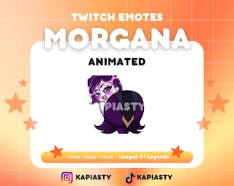 Morgana Animated Emotes | League of Legends - Etsy