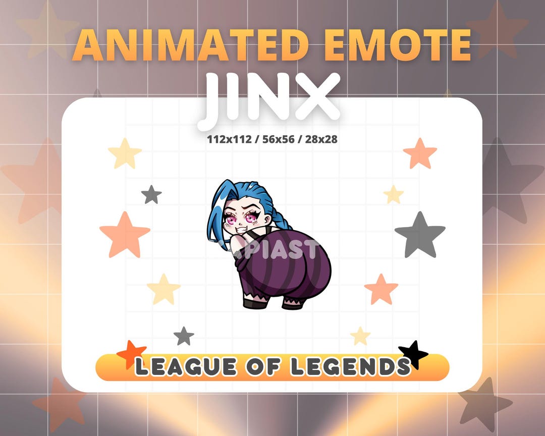 Animated Jinx Twerk Emote | League of Legends Twitch/discord - Etsy