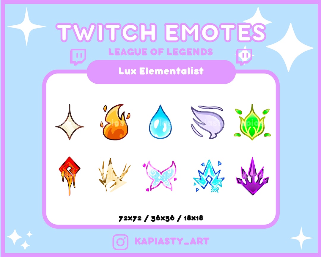 Twitch Lux Elementalist Sub Badges | Lol League of Legends | Twitch Sub ...