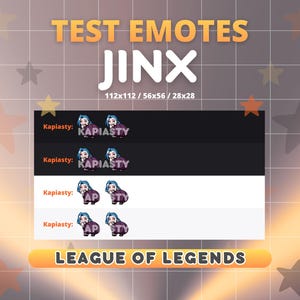 Animated Jinx Twerk Emote | League of Legends Twitch/discord - Etsy
