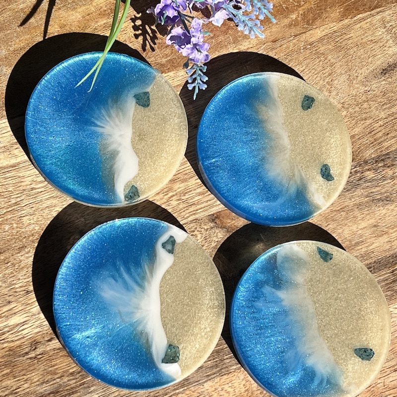 Sea Glass Coasters - Etsy