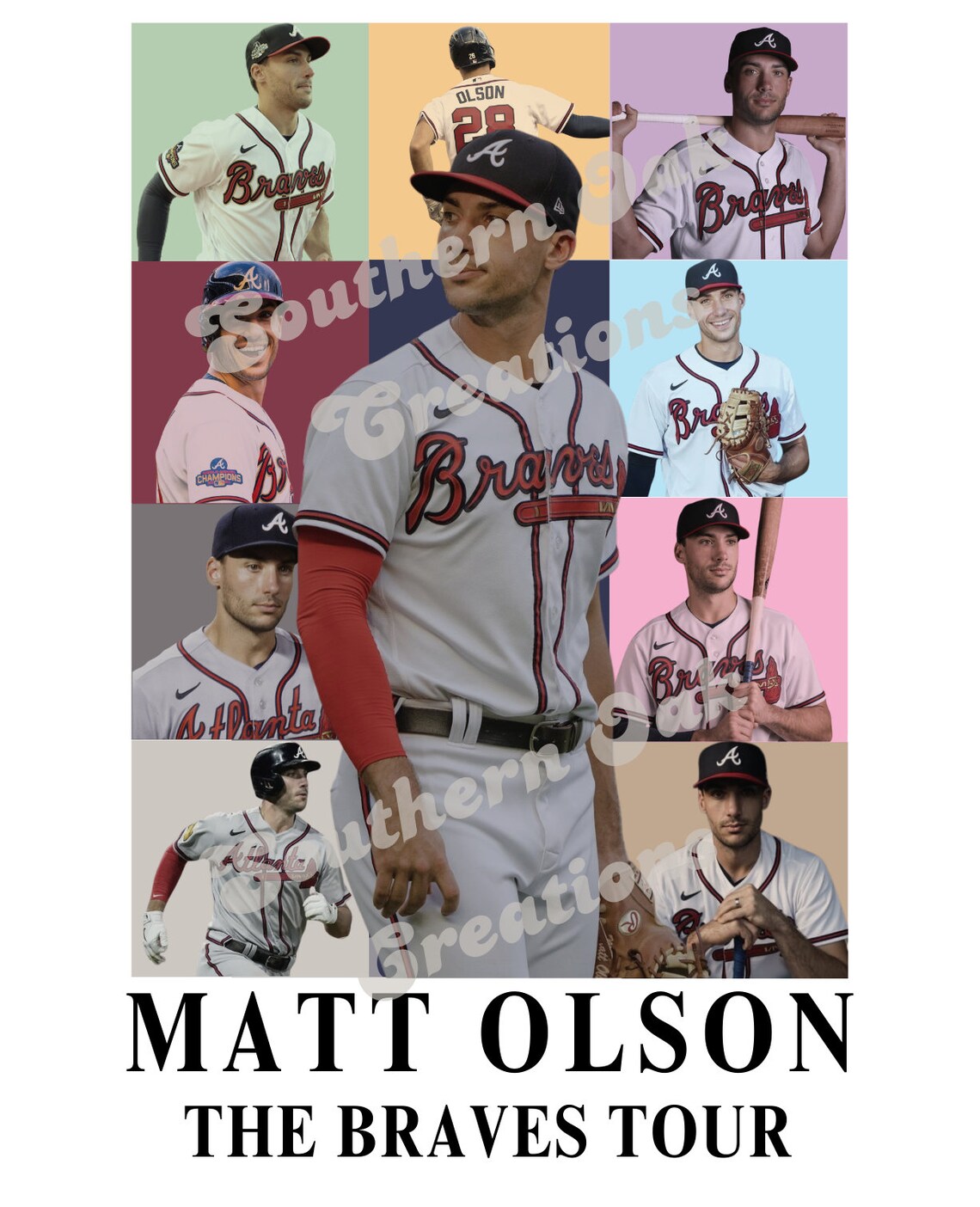 Matt Olson-braves-eras Tour-png-svg-baseball - Etsy