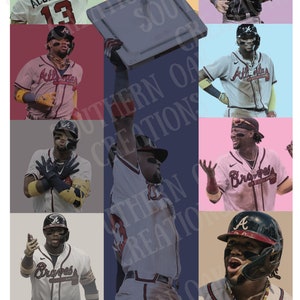 Ronald Acuna Jr-eras Tour Poster-baseball-png-svg-atlanta - Etsy