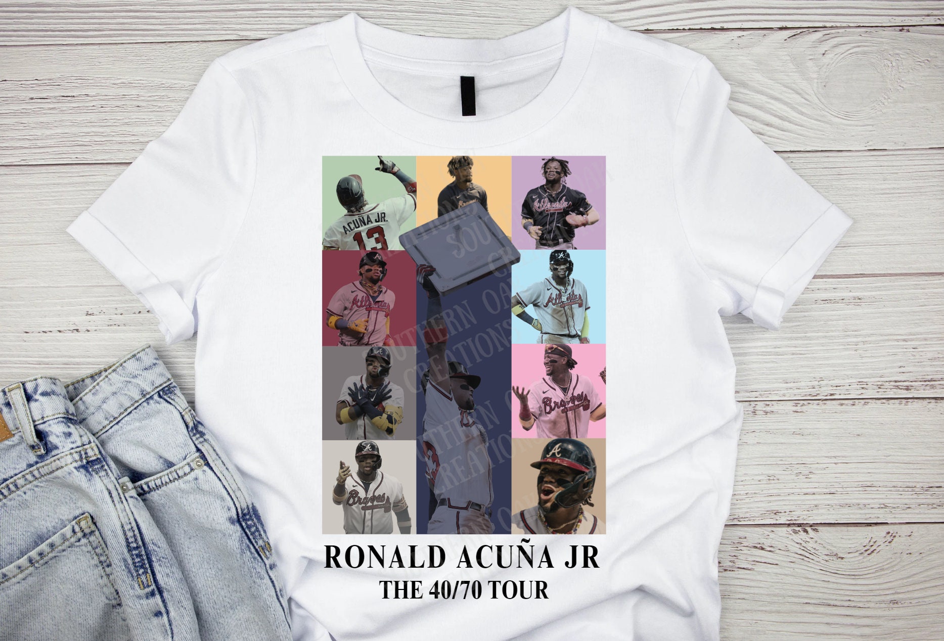 Ronald Acuna Jr-eras Tour Poster-baseball-png-svg-atlanta - Etsy