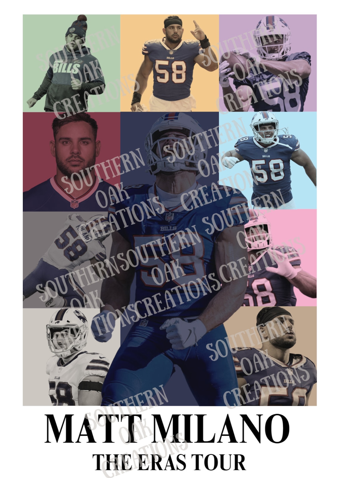 Matt Milano Eras Tour Poster-png-svg-bills - Etsy