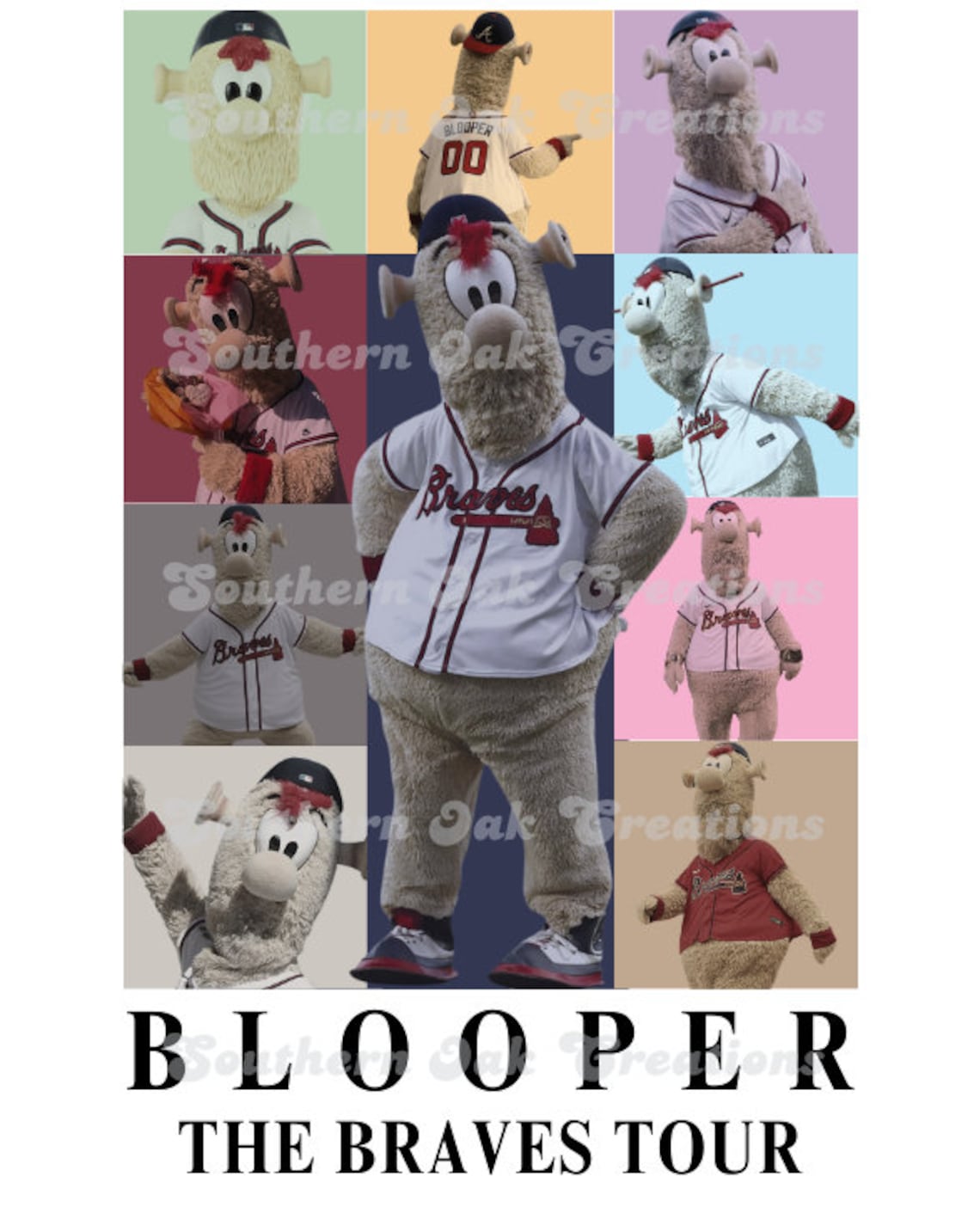 Blooper Braves-eras Tour Poster-digital File Baseball Png Svg - Etsy