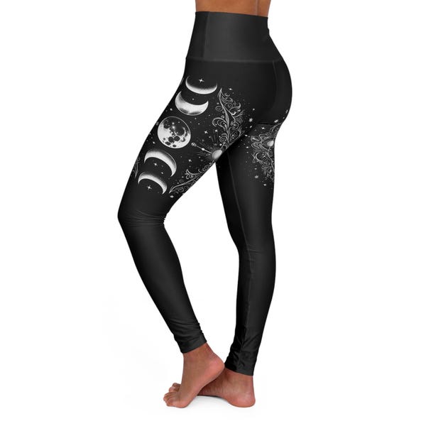 Moon Phase Leggings - Etsy