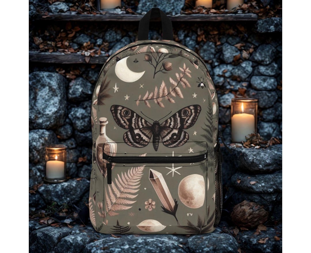 Cottage Core Backpack | Boho Chic Bag for Nature Lovers | Gift for Back ...