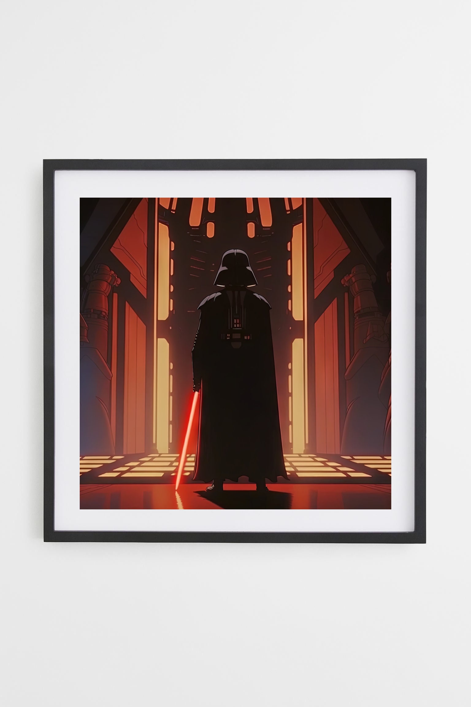 Anime Darth Vader Poster Print for Bedroom Wall Art Home Decor Aesthetic Digital Print Art Gift Etsy Canada