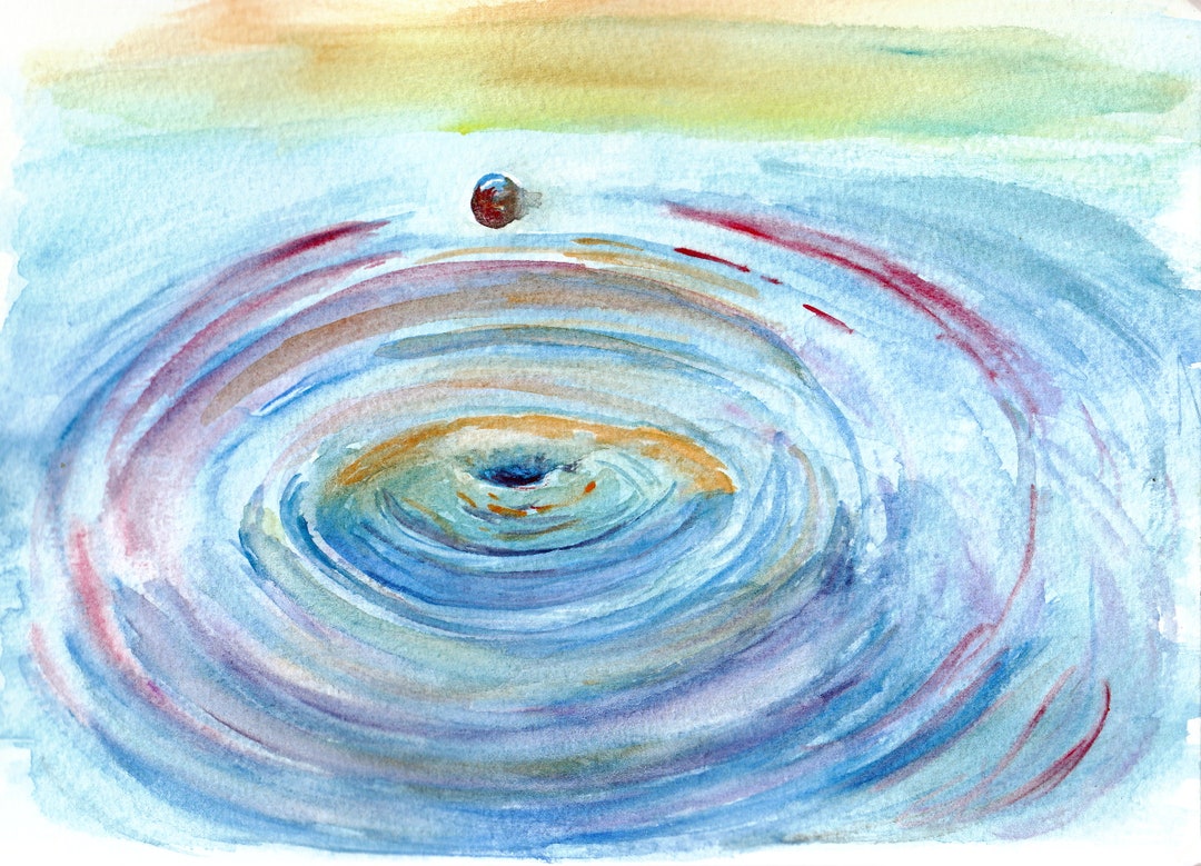 Watercolor Water Drop Image Instant Download Printable and Easy to Use ...