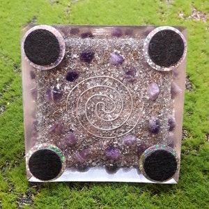 Celestial Alignment Orgonite Pyramid, EMF Protection, Energy Generator ...