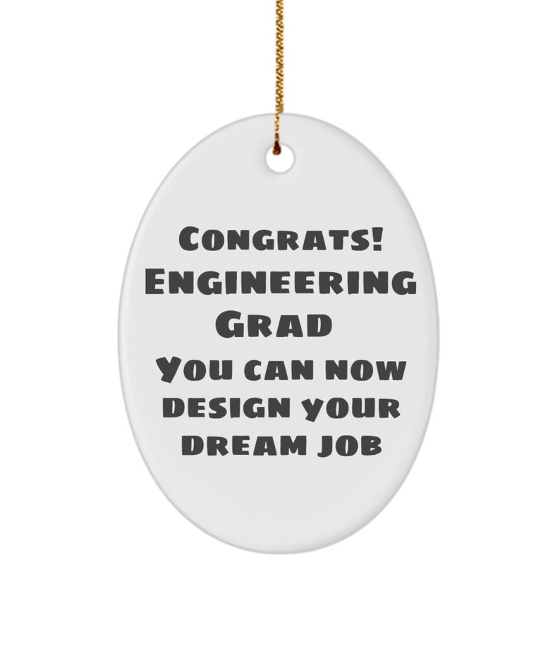 Engineering Graduation Ornament, Graduation Ornament, Engineering Grad ...