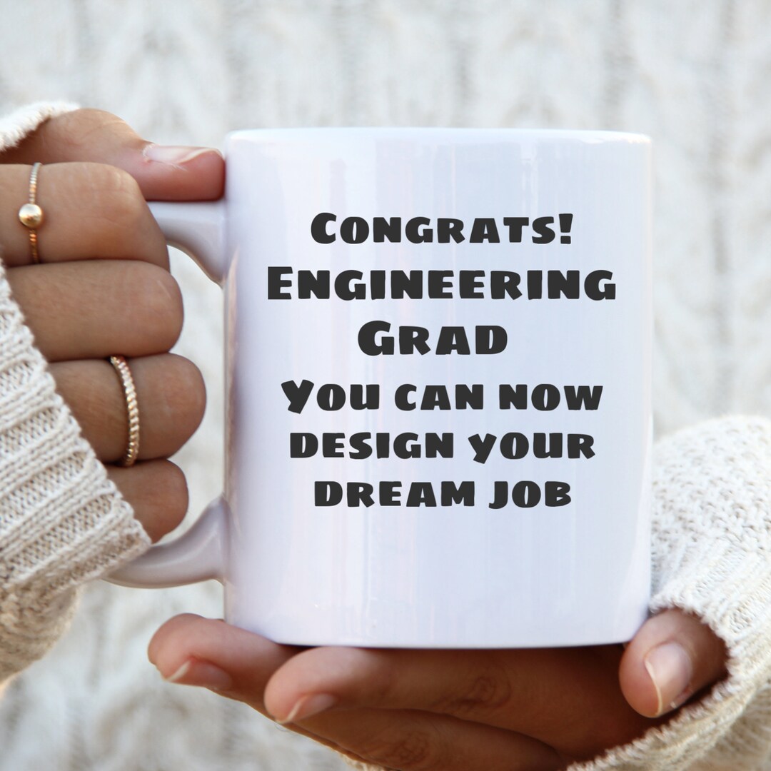 Engineering Graduation Mug, Graduation Coffee Mug, Funny Engineering ...