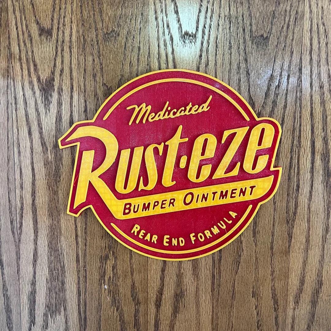 Cars Rusteze Disneyland Disney World Inspired Disney/pixar Sign - Etsy