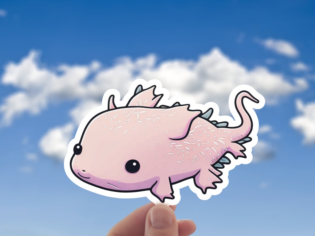 Cute Axolotl Sticker for Scrapbook Bullet Journal Sticker - Etsy