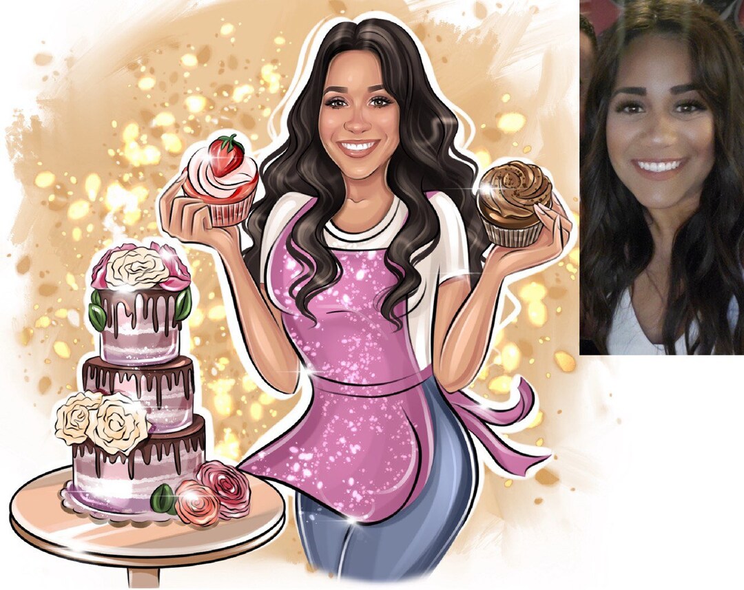 Artistic Bakery Logo Design Custom Hand-drawn Pastry Shop Logo Unique ...