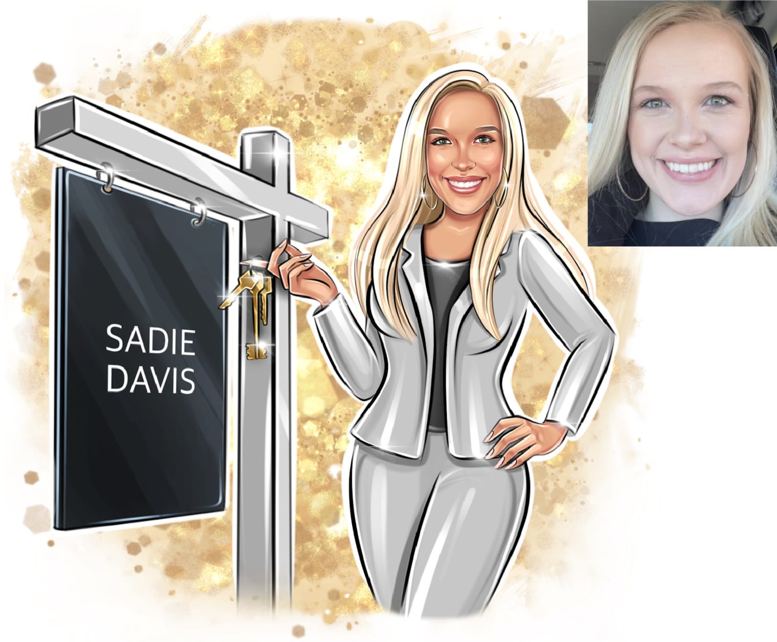 Custom Cartoon Logo for Real Estate - Personalized and Professional - Etsy