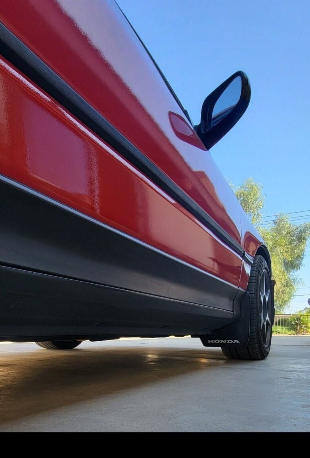 Lowered Size for 1988 1989 1990 1991 Honda CRX Front Set Mud Flaps ...