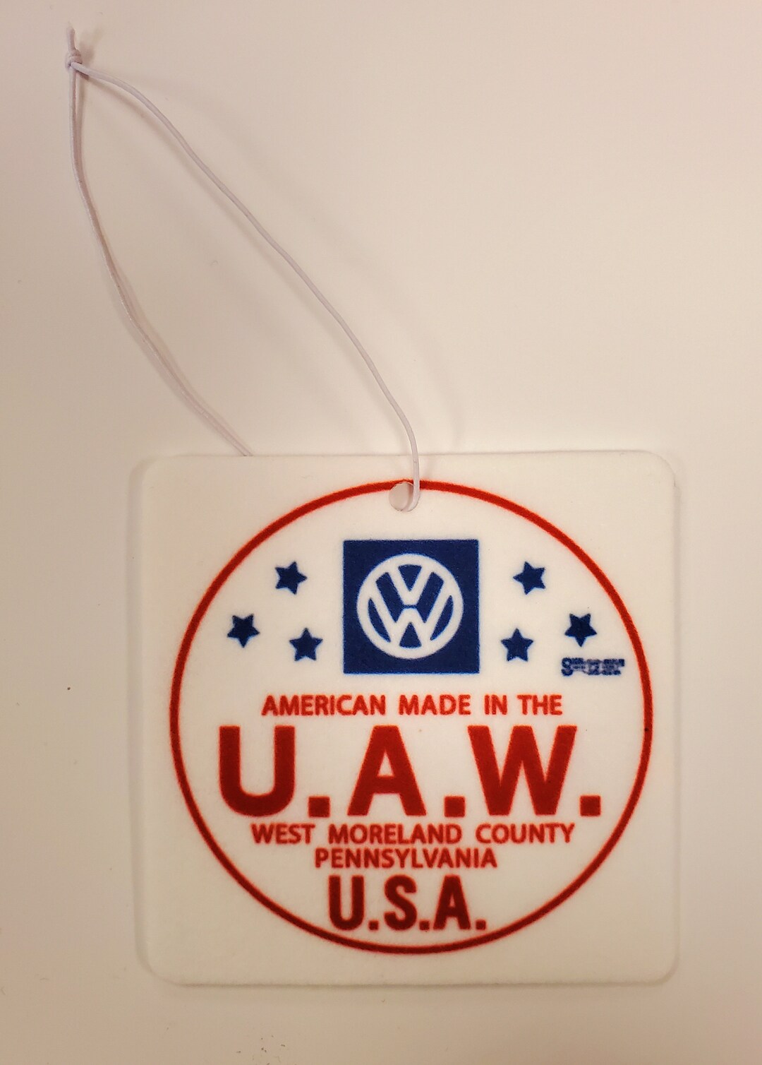 VW Air Freshener UAW VW Window Sticker - Etsy