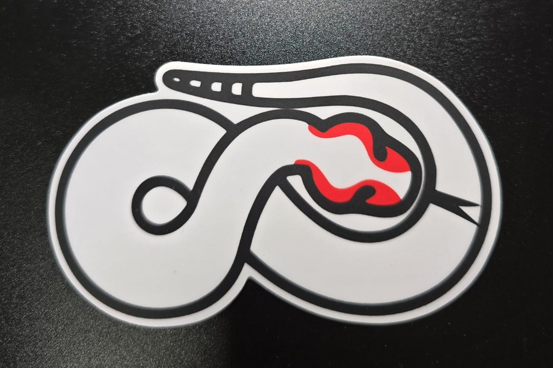 VW 80's Team Scirocco Snake Logo Sticker. - Etsy