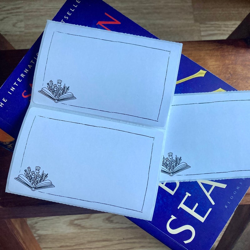 Flower Book Plate - Etsy