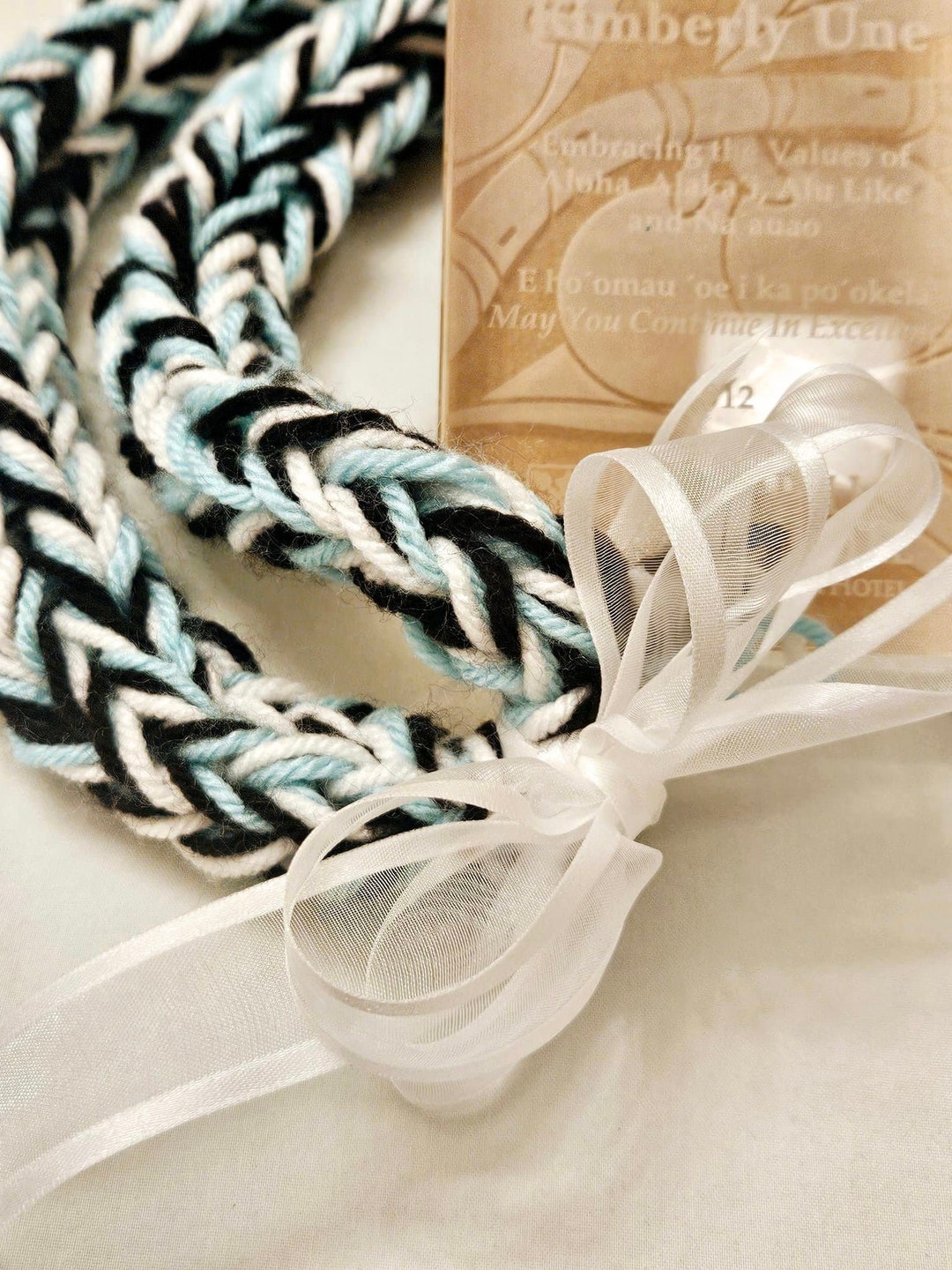 Congratulations Leis 25 Leis per Order Tri-color Yarn - Etsy