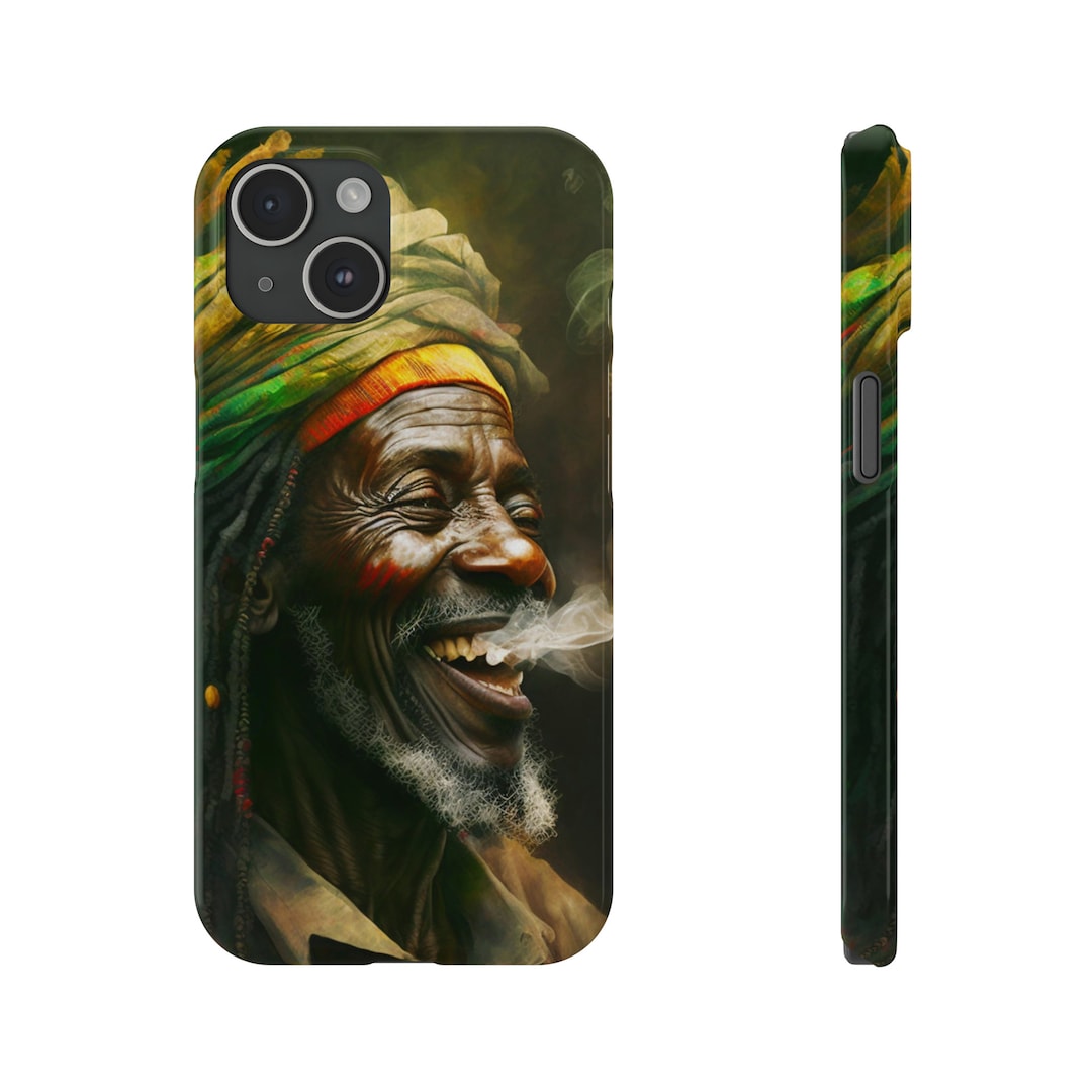 Smoking Rasta Phone Cover/slim Phone Cases/vintage Rastafarian Phone ...