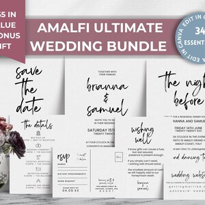 Intimate Wedding Invitation Template, Small Wedding Invite, Micro ...