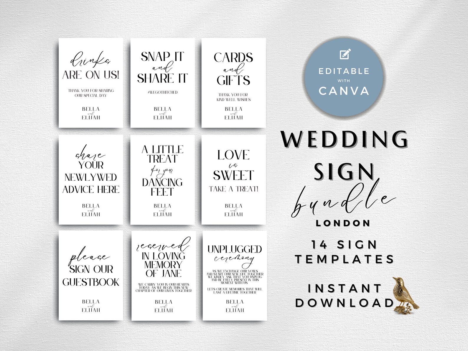 Printable Jenga Guest Book Sign Template, Sign a Jenga Sign, Sign a ...