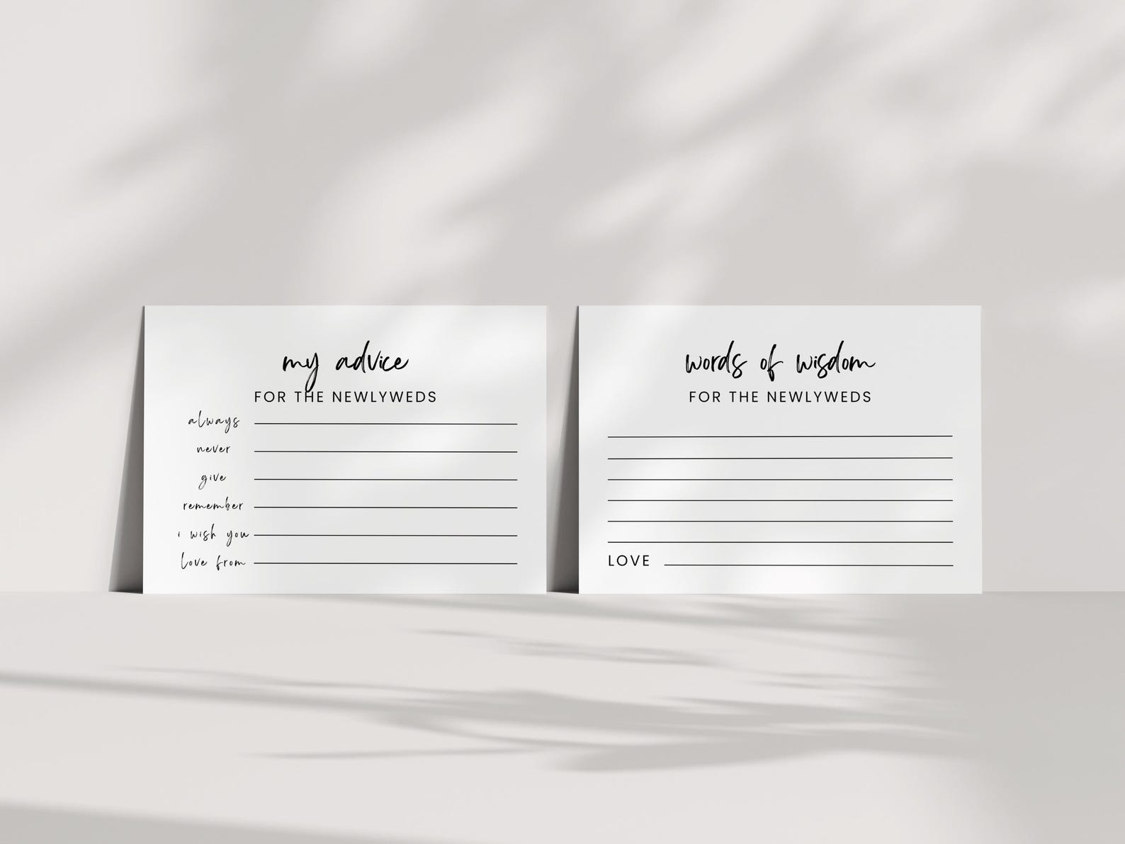 Advice and Well Wishes Cards Template Bundle, Date Night Ideas, Travel ...