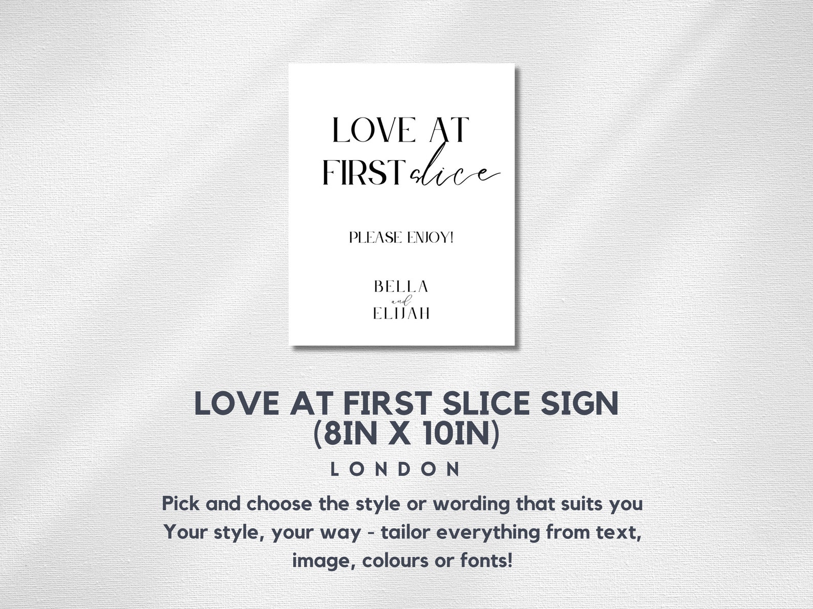 Pie Bar Wedding, Pie Sign, Wedding Reception Sign, Pie Table Sign ...