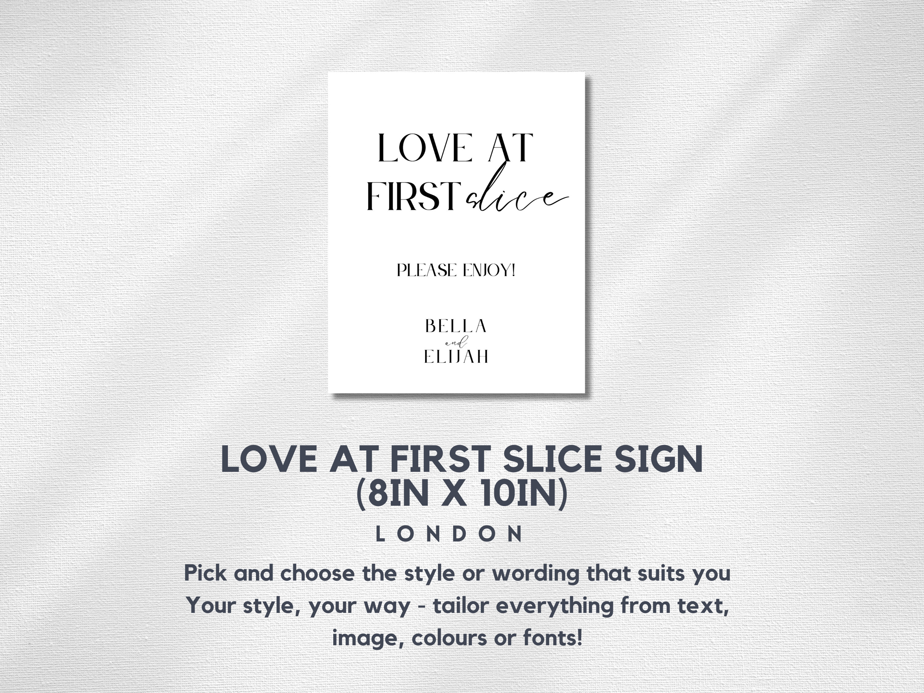 Pie Bar Wedding, Pie Sign, Wedding Reception Sign, Pie Table Sign ...