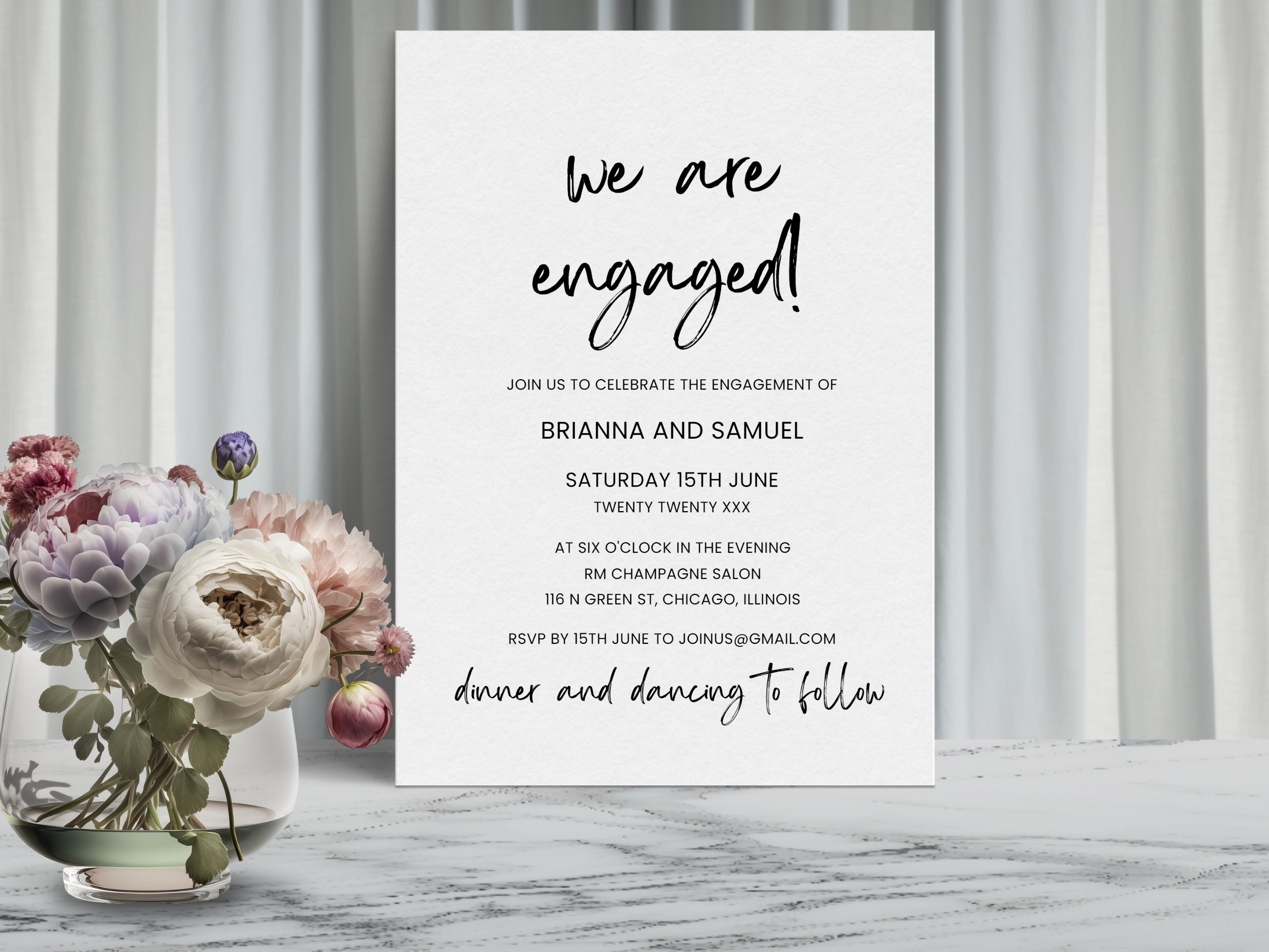 Engagement Invitation Quotes For Cards