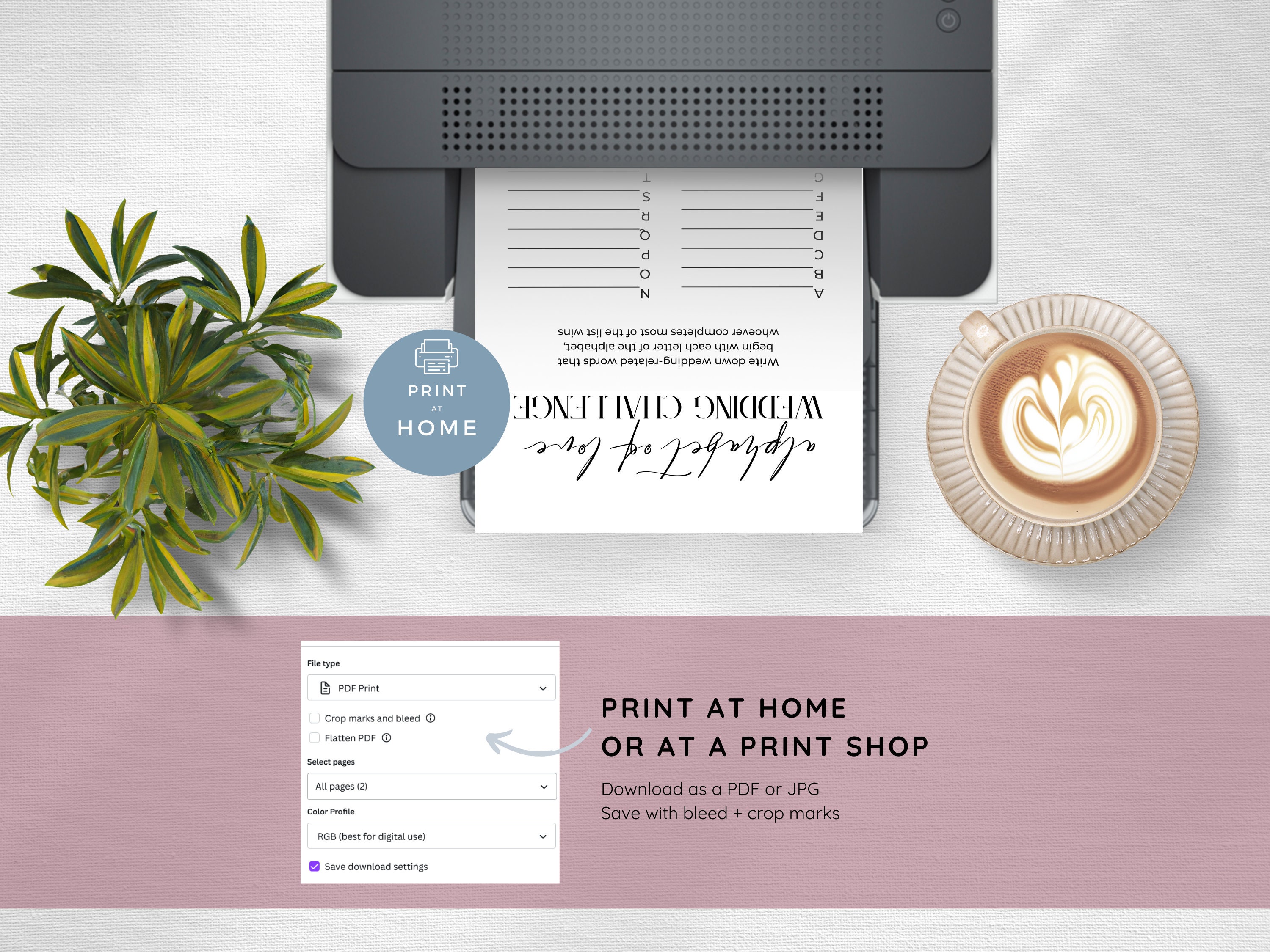 A-Z Wedding Game Printable, Alphabet of Love Wedding Challenge, Bridal ...